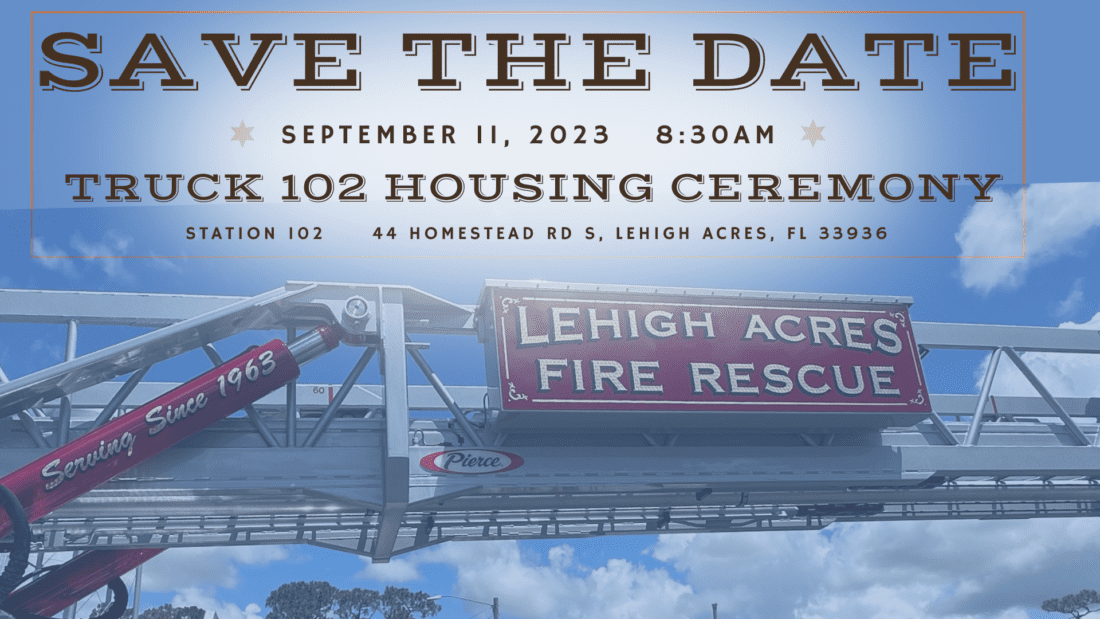 Lehigh Acres Fire Control and Rescue District Housing Ceremony for ...